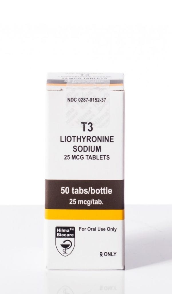 Hilma Biocare - T3 Liothyronine Sodium (25 mcg/50 tabs - pack) - Hilma ...