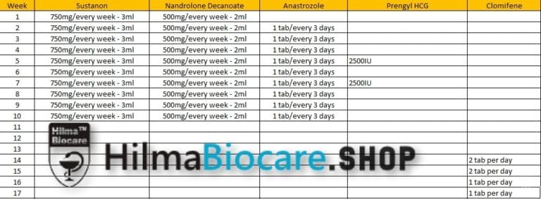 Advanced 10 Week Mass Cycle - Sustanon and Deca Durabolin - Hilma ...