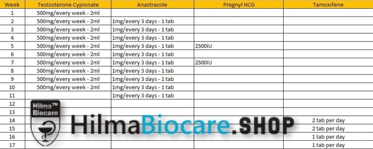 Basic 10 Week Mass Cycle - Testosterone Cypionate - Hilma Biocare Shop™