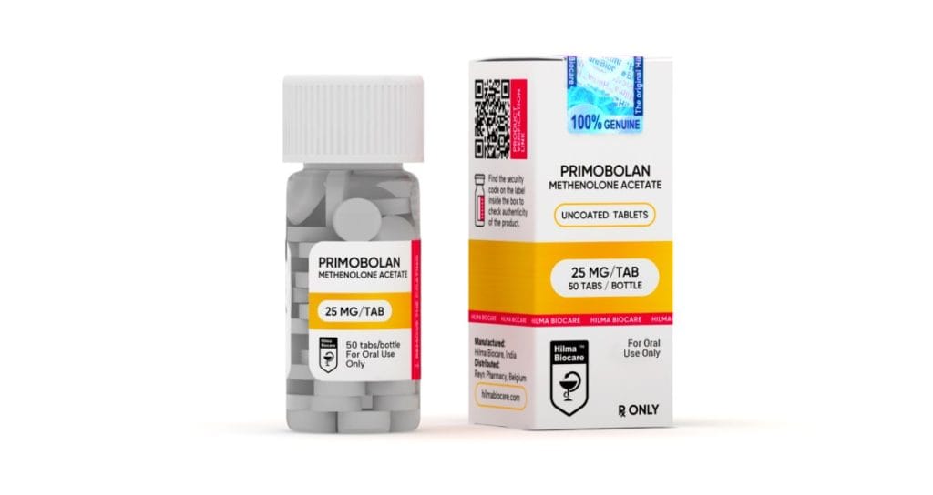 Hilma Biocare - Primobolan Oral (Methenolone Acetate) (25mg/50 tabs - pack) - Hilma Biocare Shop™